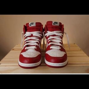 Nike | Shoes | Nike Dunk High Chicago Varsity Red | Poshmark